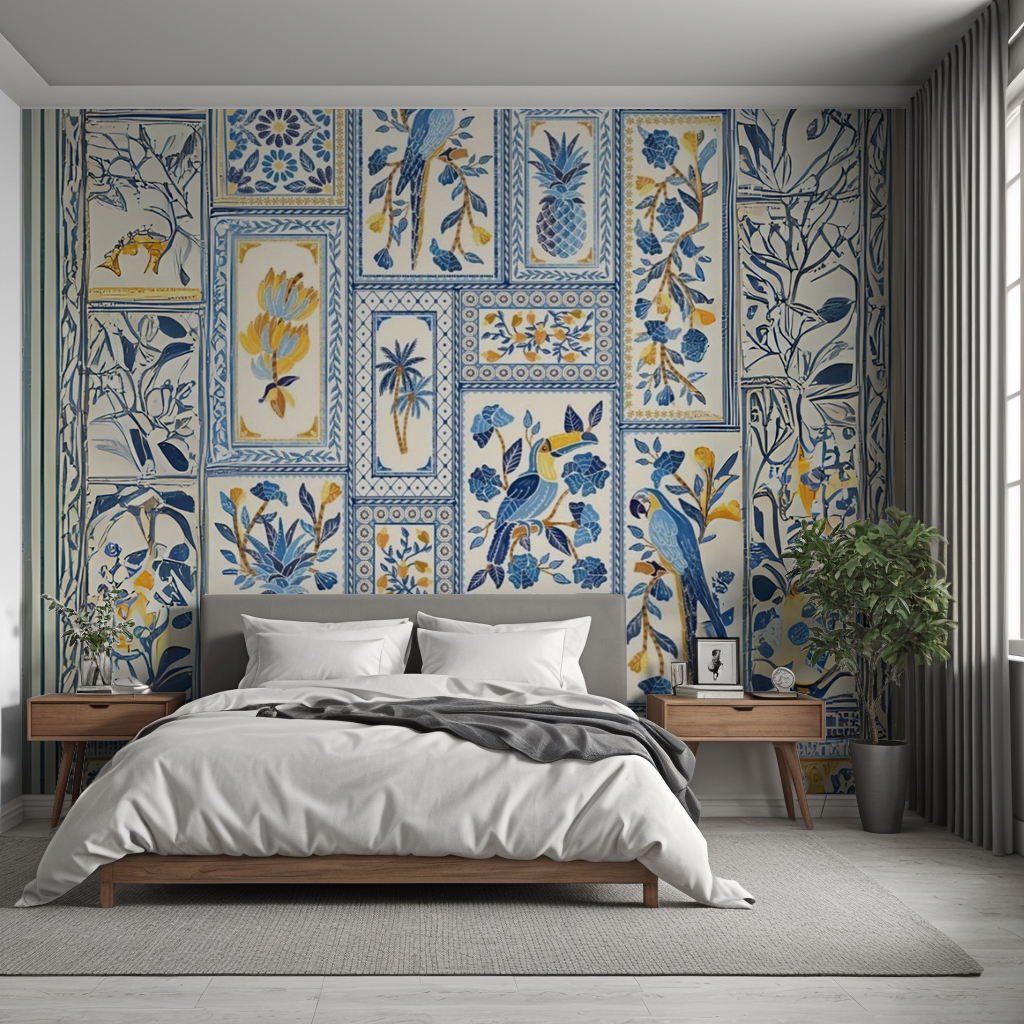 Blue Majesty Wallpaper – Genie Art