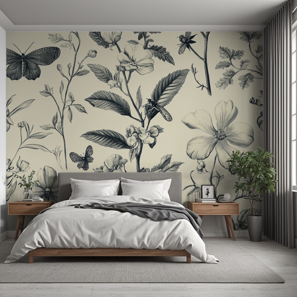 Antique Charm Wallpaper – Genie Art