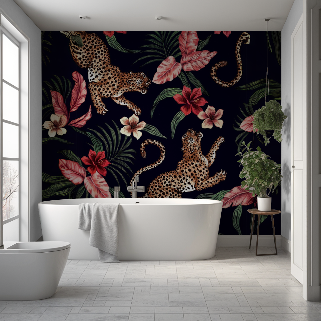 Leopard Luxe Wallpaper – Genie Art