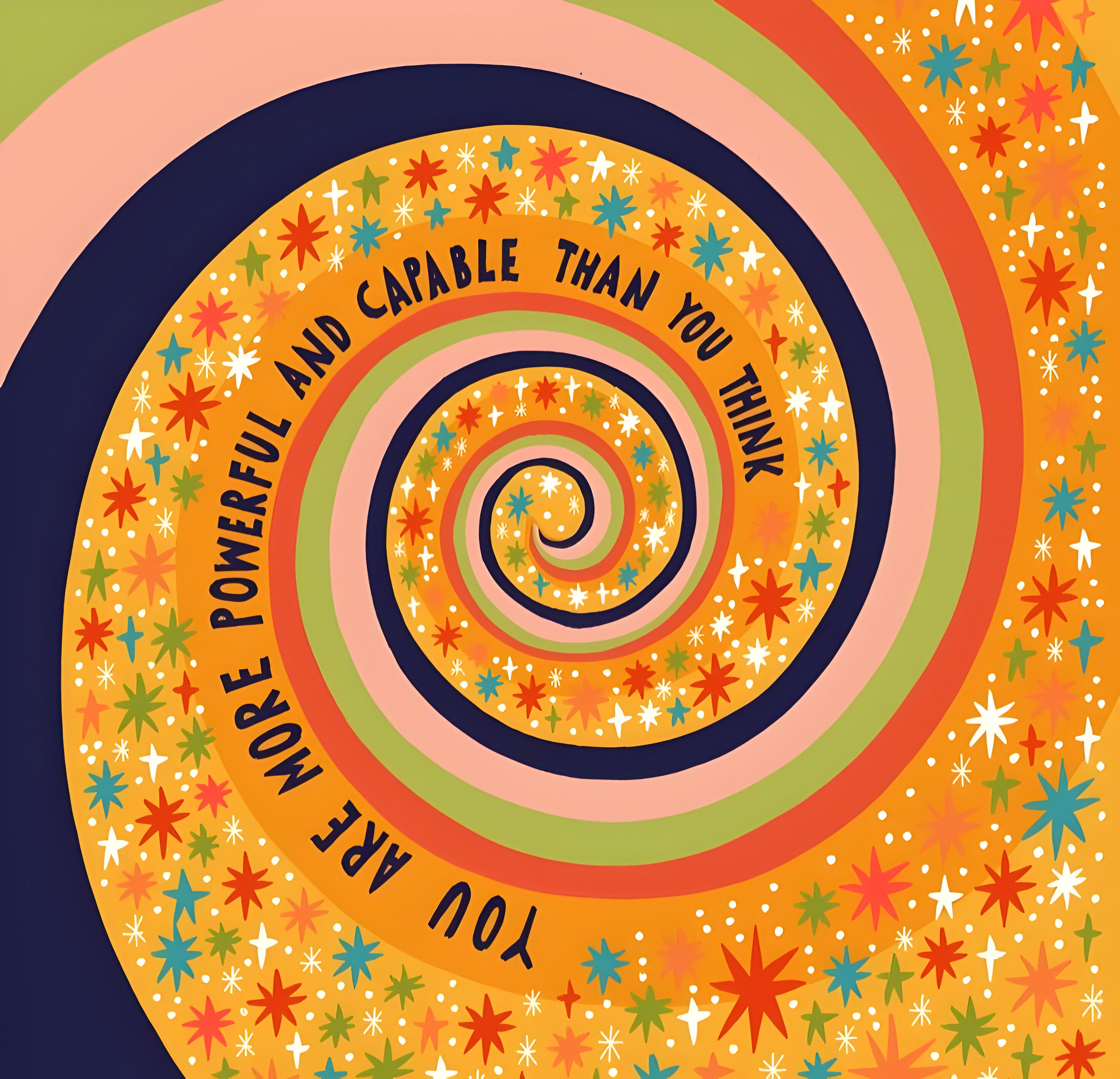 Playful Circles Canvas Frames – Genie Art