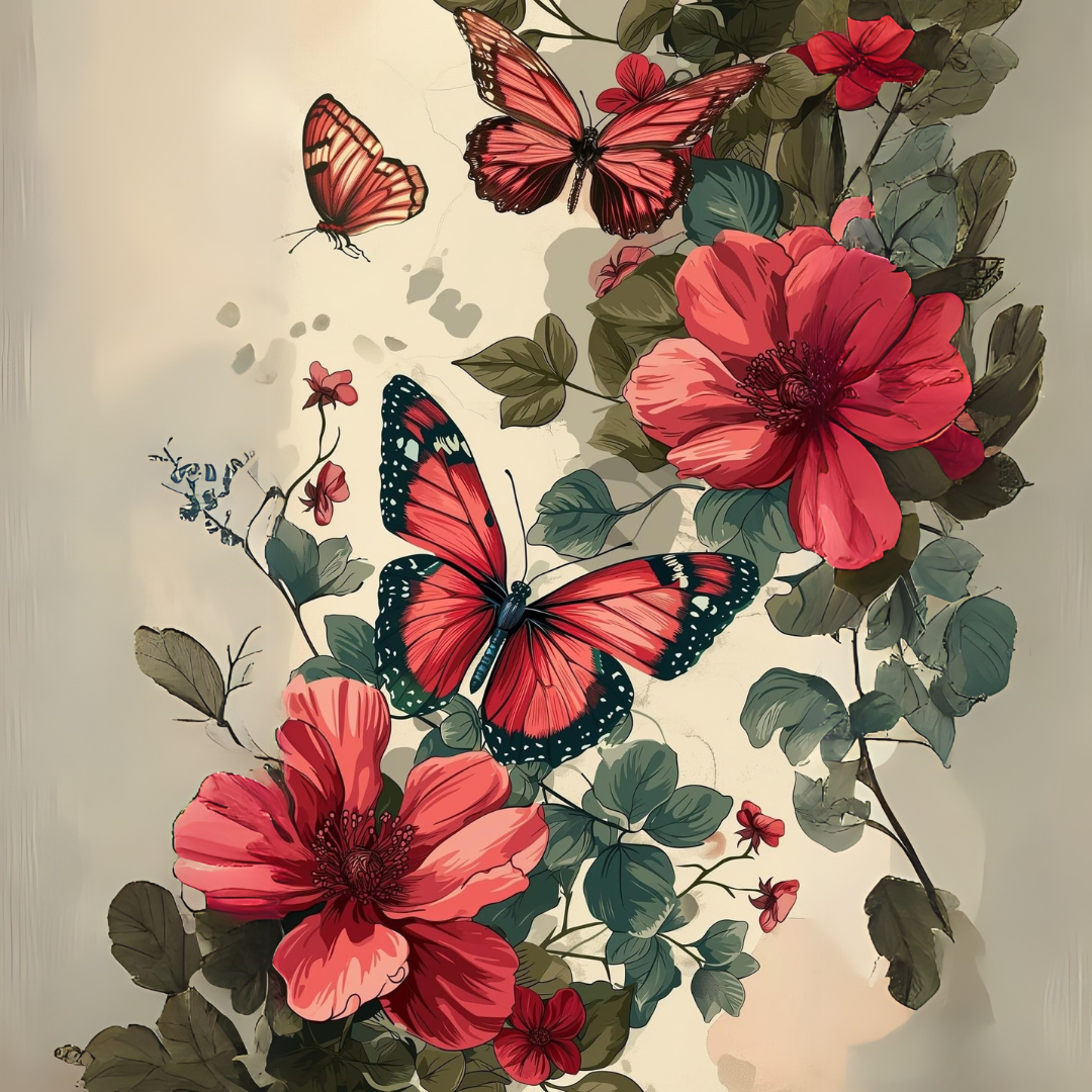 Butterfly Bliss Wallpaper – Genie Art